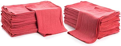Simpli-Magic Shop Towels, 14"x12", Red (600 Pack - Full Case)