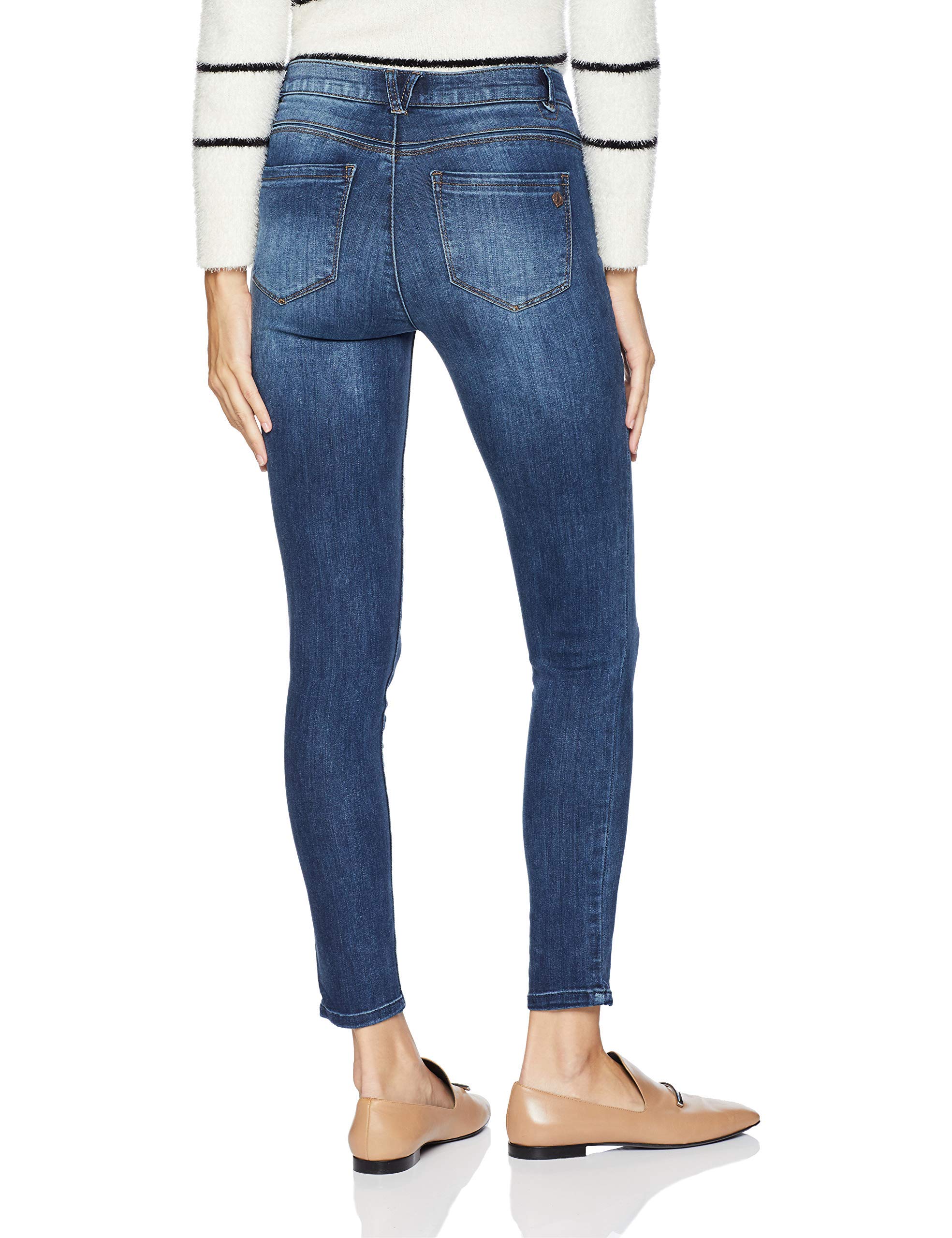 Democracy womens Absolution High Rise Ankle Jeans, Blue, 6 US