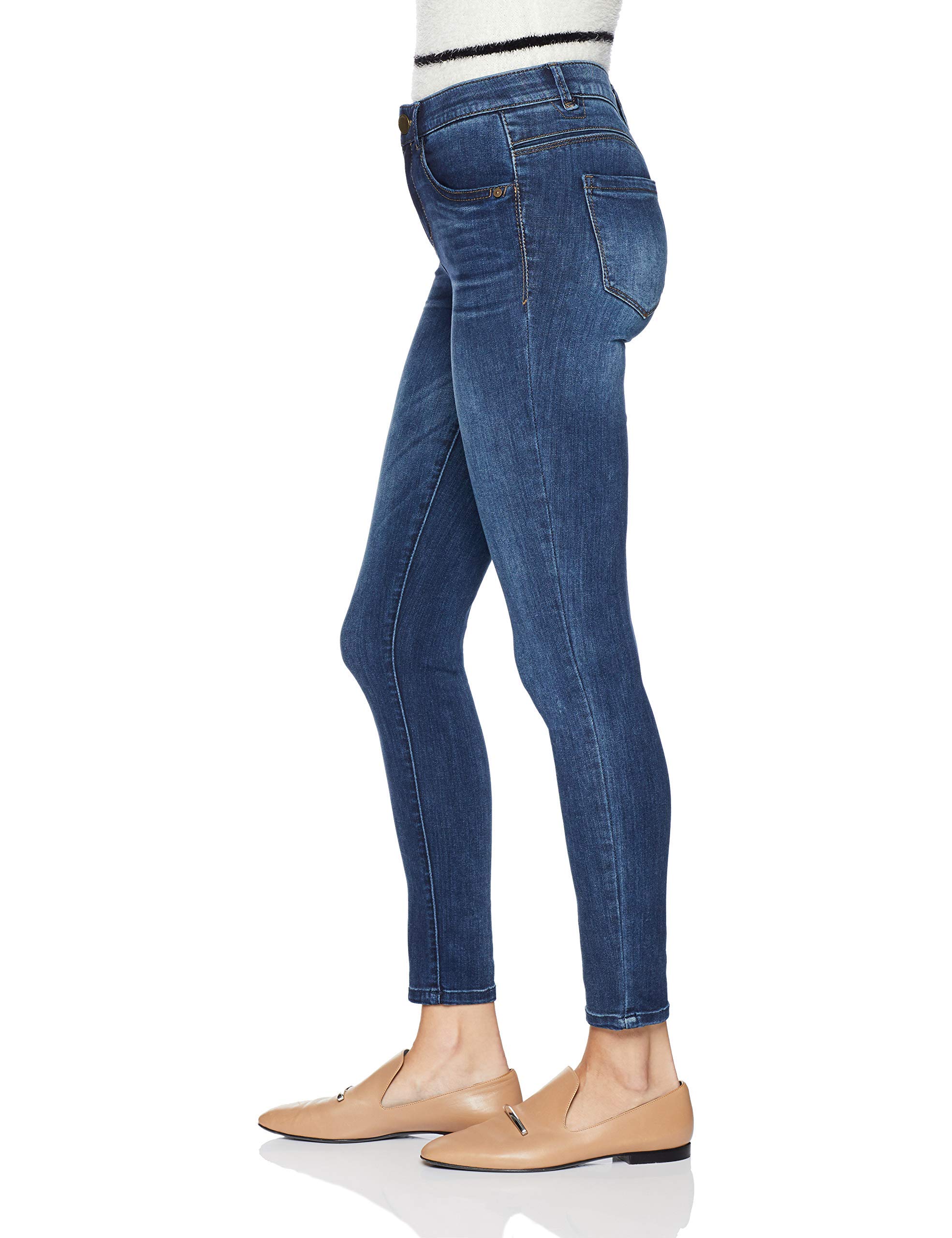 Democracy womens Absolution High Rise Ankle Jeans, Blue, 6 US