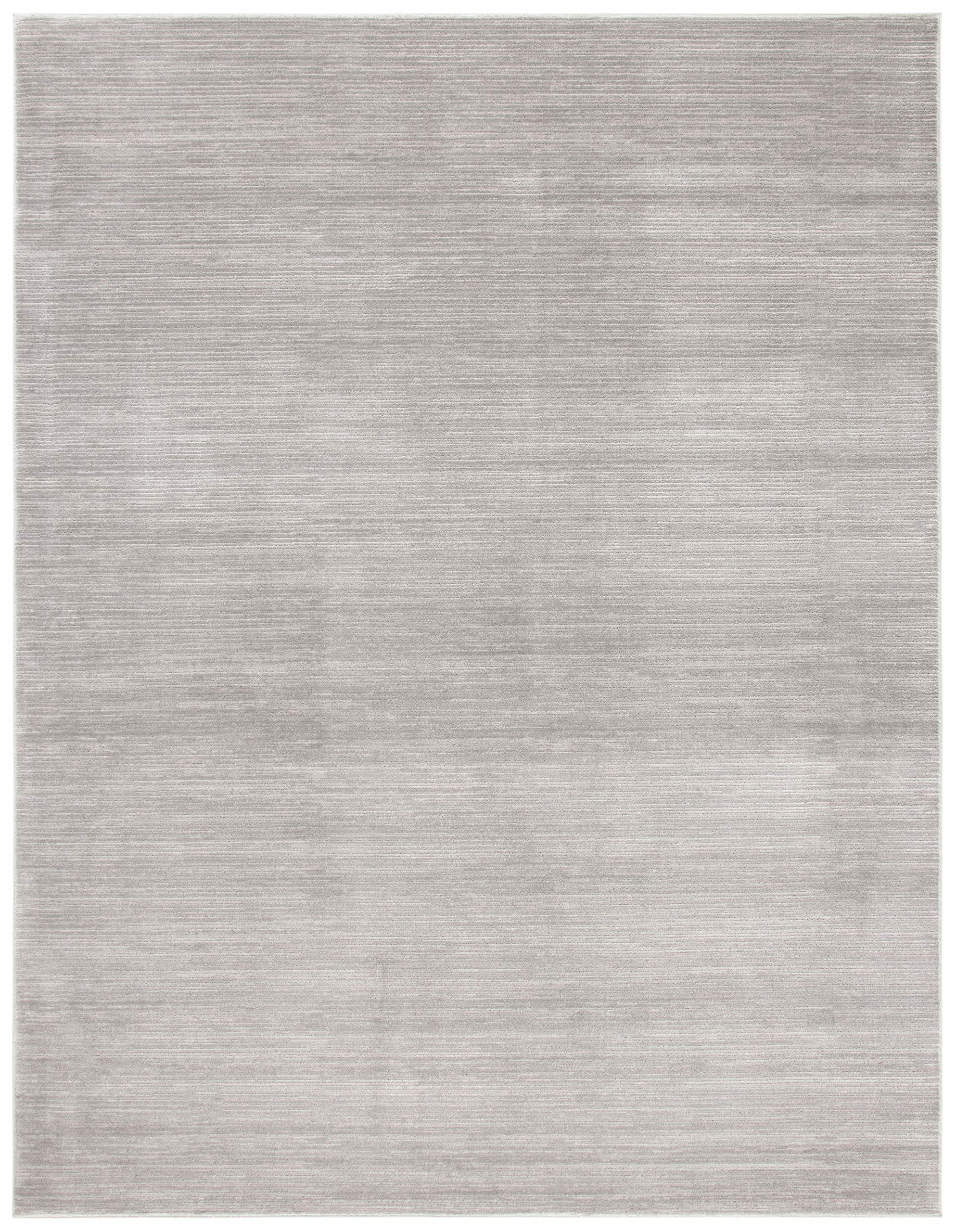 SAFAVIEH Vision Collection Area Rug - 8' x 10', Silver, Modern Ombre Tonal Chic Design, Non-Shedding & Easy Care, Ideal for High Traffic Areas in Living Room, Bedroom (VSN606G)