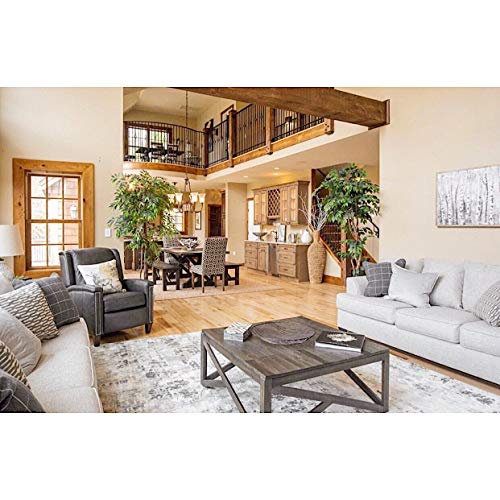 Signature Design by Ashley Haroflyn Rustic Square Coffee Table, Gray