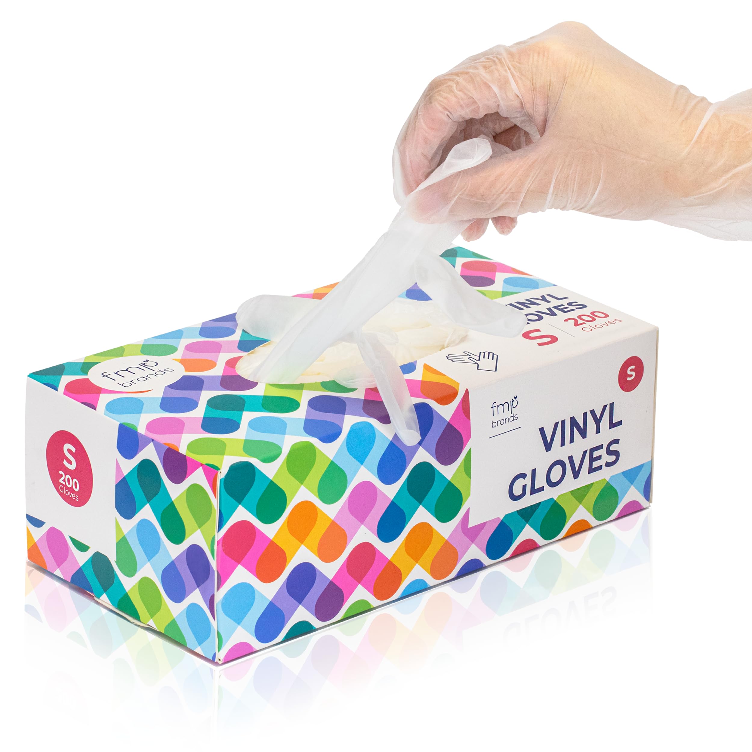 Fit Meal Prep 200 Pack Disposable Gloves Medium Food Safe Gloves Latex Free Powder Free Clear Gloves Food Prep for Cooking, Kitchen, Cleaning