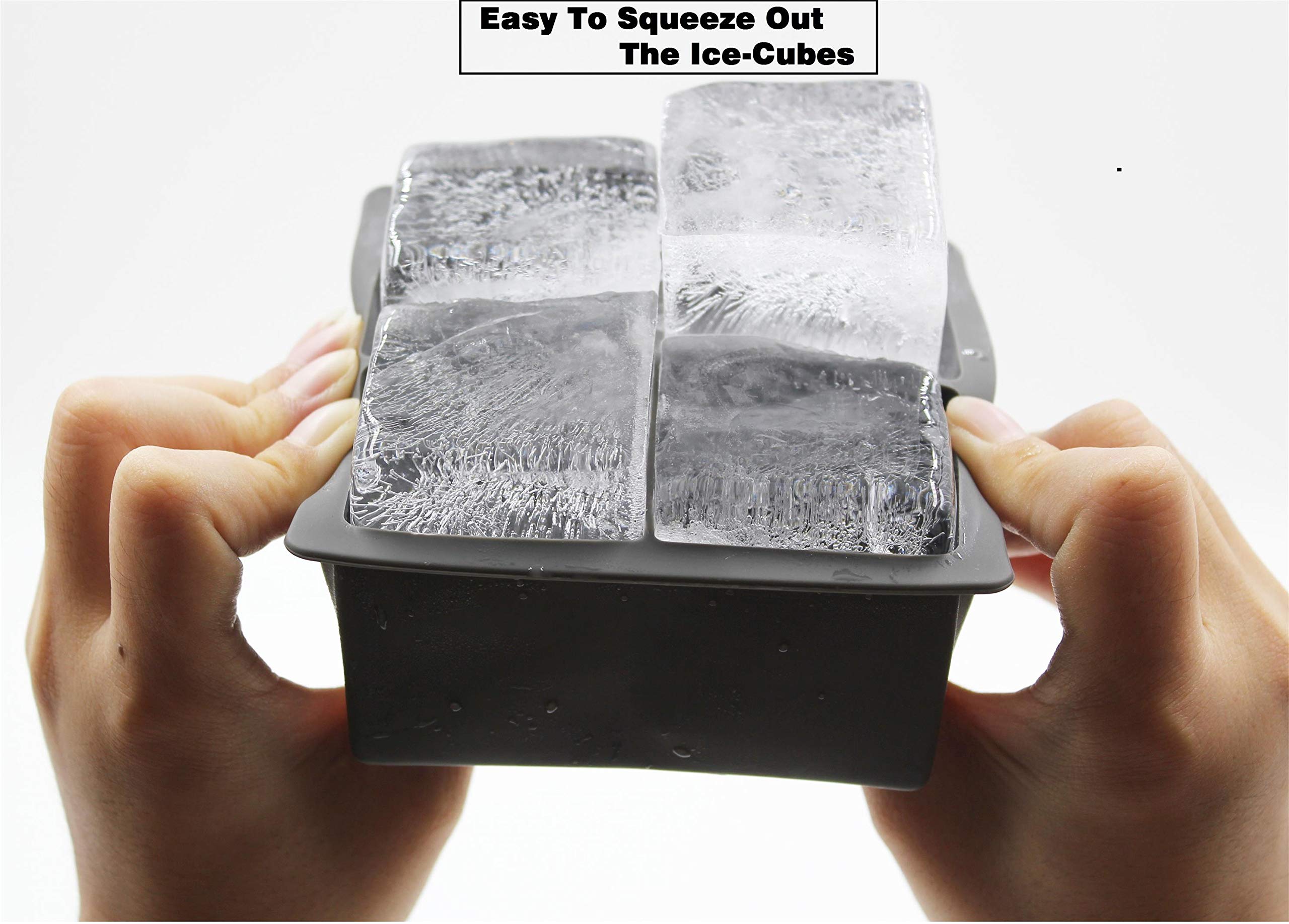 Whisky Stone Set include 4 Large Granite Whisky Rocks + Silicone Ice cube tray + Stainless steel Tong. Large and reusable whisky stone could chill your Whisky & Beverage longer, and keep the drink coo