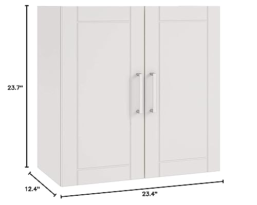 SystemBuild Callahan 24" Wall Cabinet in White