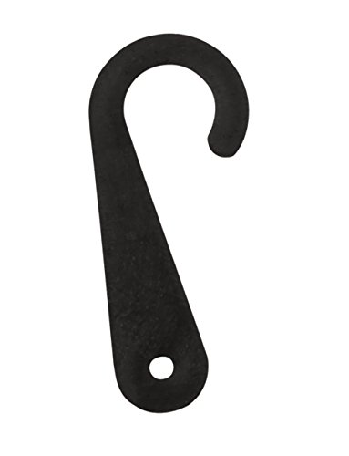 SSWBasics Black Plastic Sock Hanger Hook - Case of 1,000