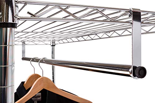 Home Storage Space Garment Rack - Chrome