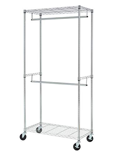 Home Storage Space Garment Rack - Chrome