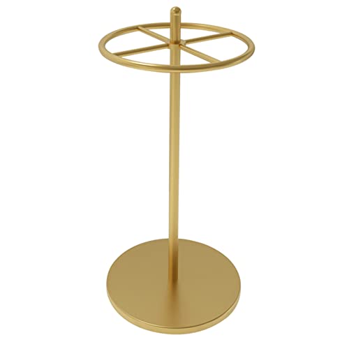 SLVUAFRN Floor-Standing Rotating Clothing Display Rack, Portable Retail Round Garment Rack Garment Rack, Hanging Apparels Shelf for Bedrooms Boutiques Commercial Gift Shop Laundry Room