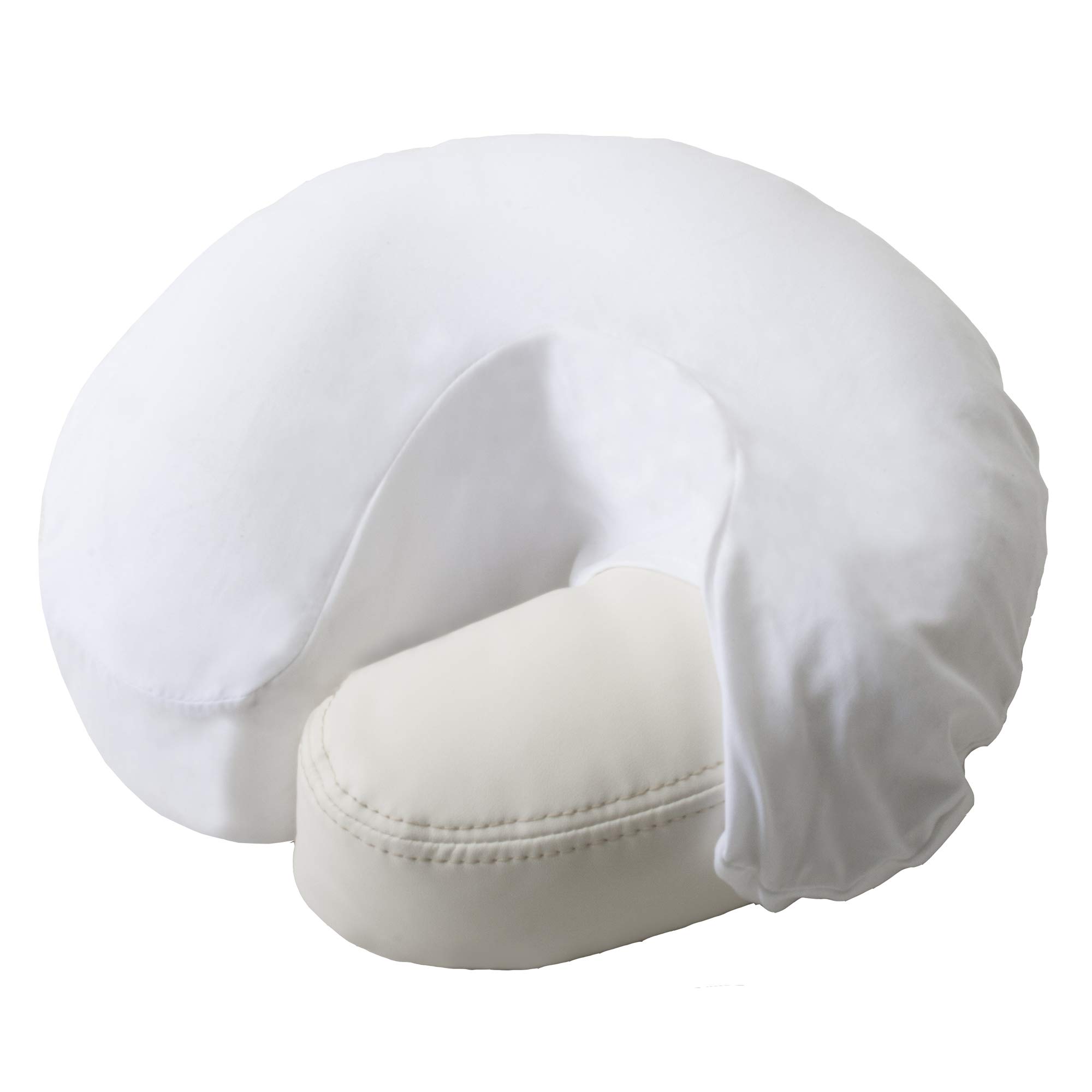 EARTHLITE Professional Microfiber Face Cradle Cover - Silky, Wrinkle Resistant, Quick-Drying, Reusable for Massage Tables (1 Pack)
