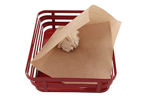 G.E.T. 4-T4000 Brown Cone Basket Liner / Deli Wrap Paper / Double Open Bag Paper Food-Safe Tissue Liners Collection (Pack of 2000)