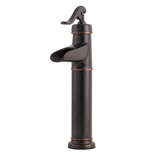 Pfister LFM40YP0Y LF-M40-YP0Y Ashfield Single Control Vessel Bathroom Faucet in Tuscan Bronze, 1.2gpm