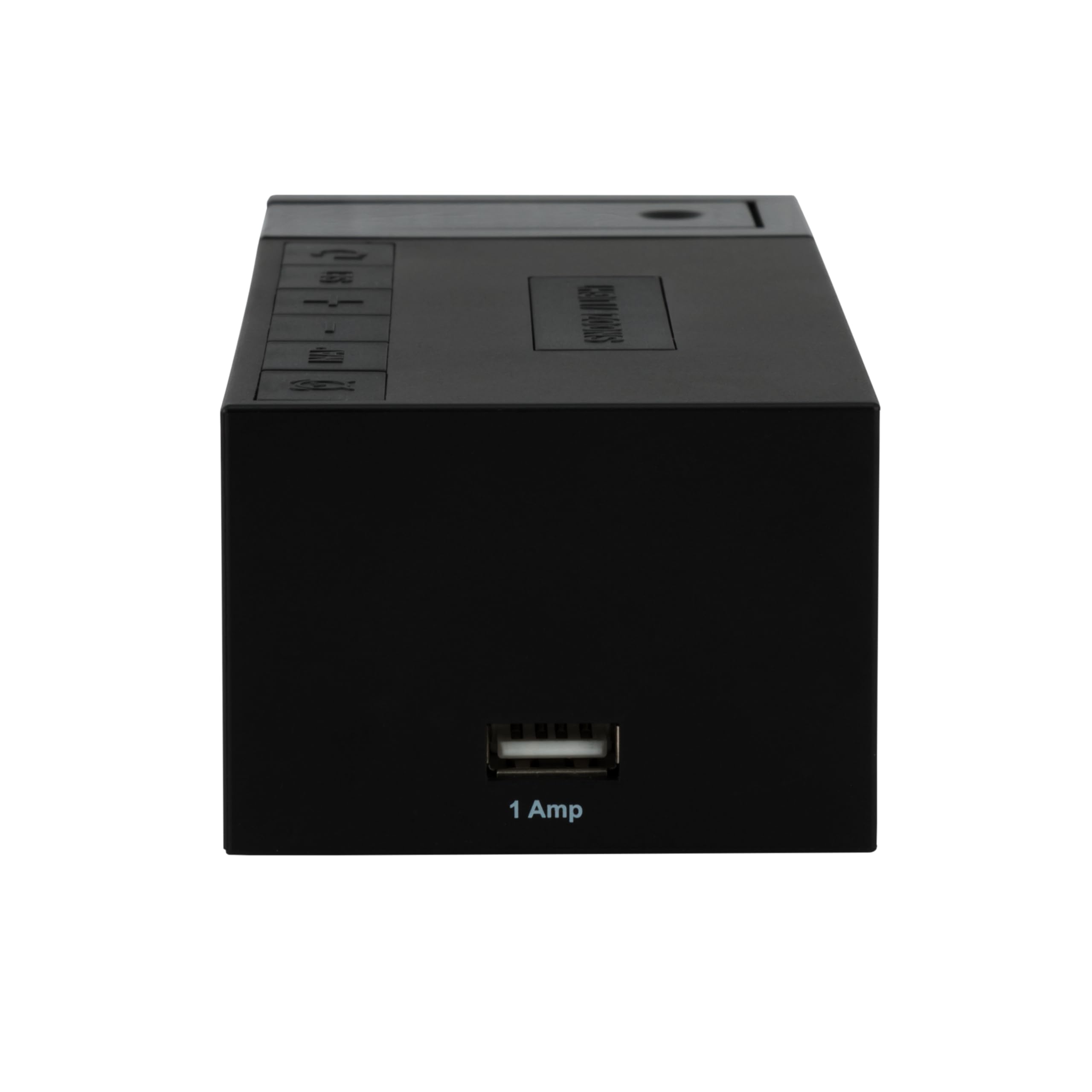 La Crosse Technology 616-1950-INT Pop-Up Bar Projection Alarm Clock with USB Charging Port