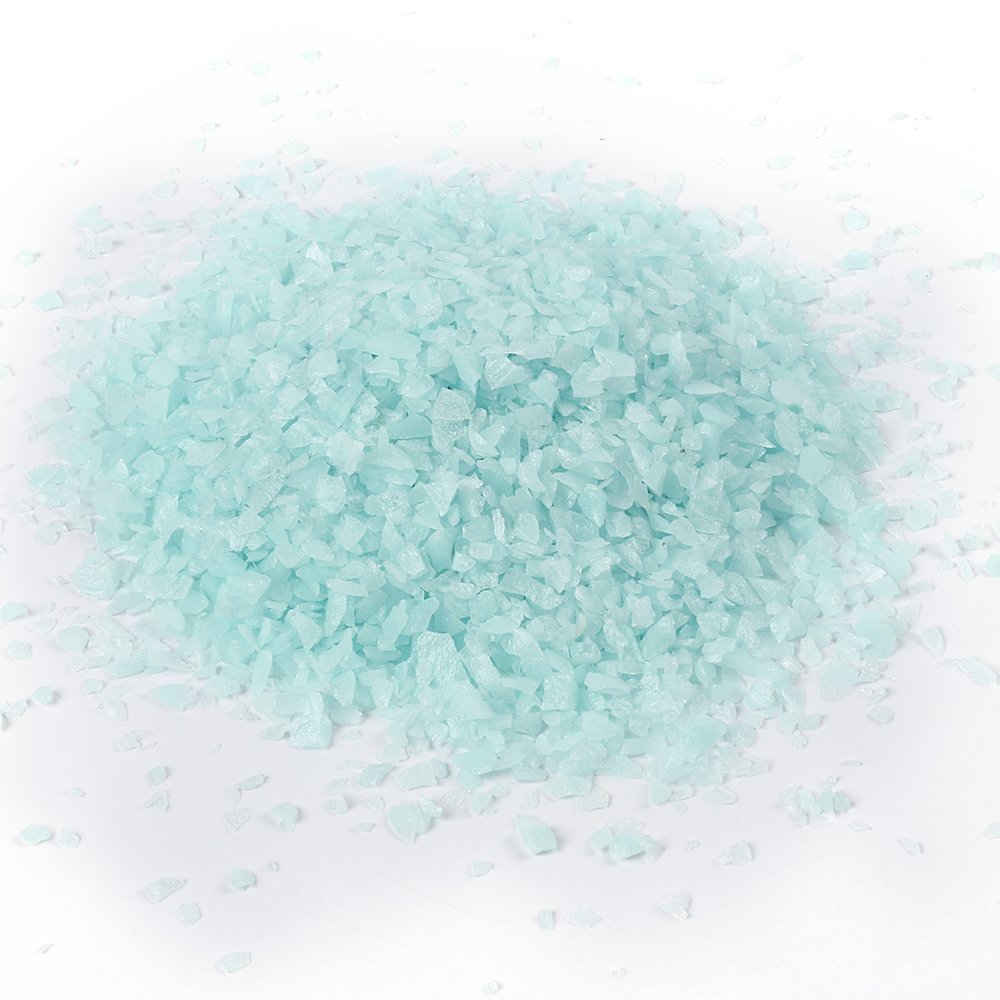 Alan Stone Glow in The Dark Home and Garden Fish Tank Aquarium Decorative Sand Gravel Rock (3-5mm, Aqua)