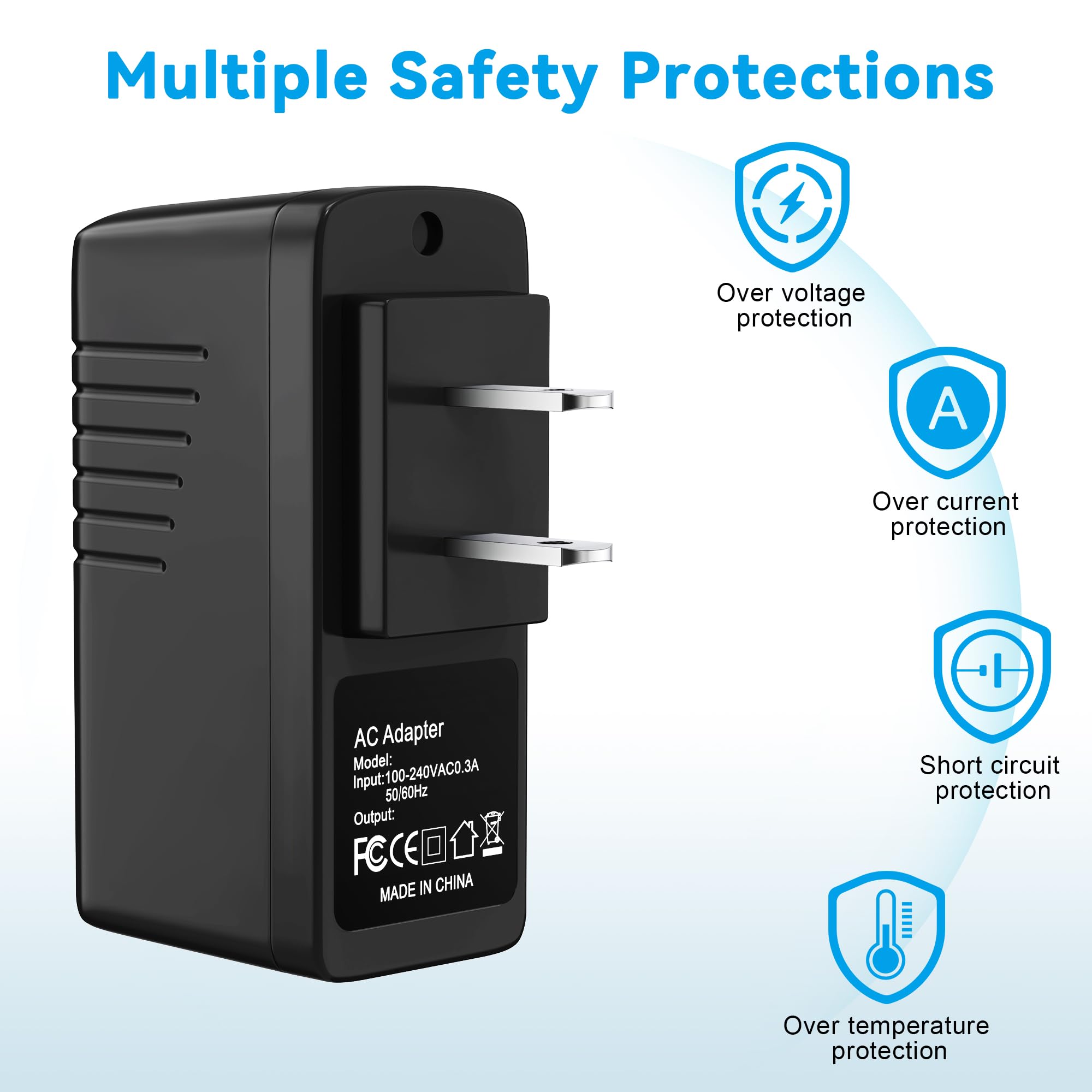 PK Power AC Adapter for Netgear Nighthawk M1 MR1100 4GX Gigabit LTE Mobile WiFi Router Power Supply Cord Charger