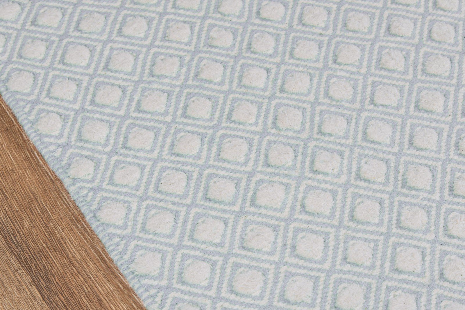 Erin Gates by Momeni Langdon Windsor Blue Hand Woven Wool Area Rug 5' X 8' (LANGDLGD-2BLU5080)