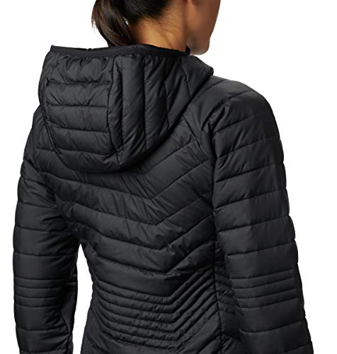 Columbia Women’s Powder Lite Mid Jacket, Winter, Water Repellent Black, X-Large