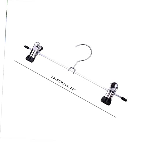 Holibanna 60pcs Socks Hanger Trouser Hangers Space Saving Hanger Nonslip Hangers Retractable Clothes Rack Multifunctional Pants Rack Clip Hanger Simple Hanger Clothes Hanger with Clips Jeans