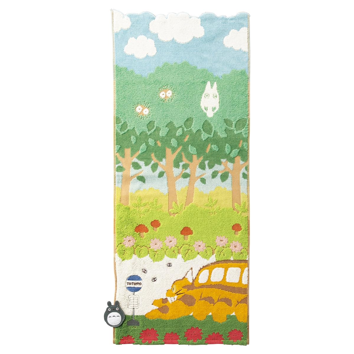 Marushin Face Towel Studio Ghibli My Neighbor Totoro 34Ć80cm from Japan