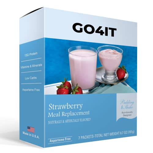 My Neat Health High Protein Meal Replacement Shake - Diet Shake Powder, LOW Calories, HIGH Protein, LOW Fat, Essential Vitamins and Minerals, Kosher (Strawberry)