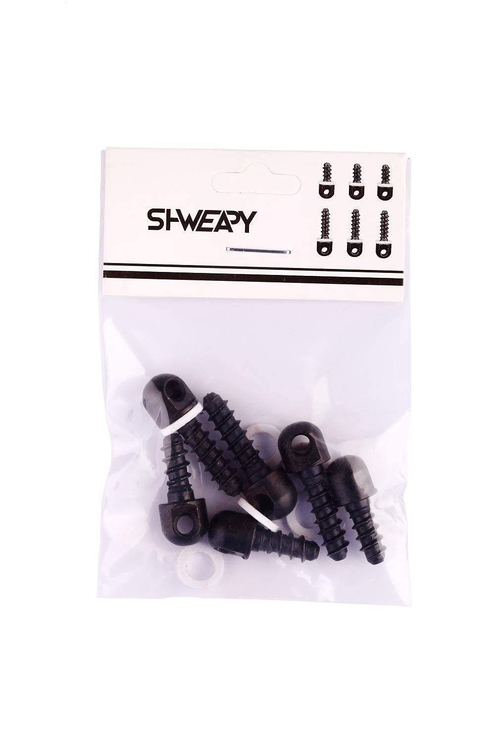 SHWEAPY Sling Swivel Studs Wood Screw Studs,6 Pcs Sling Mounting Kit