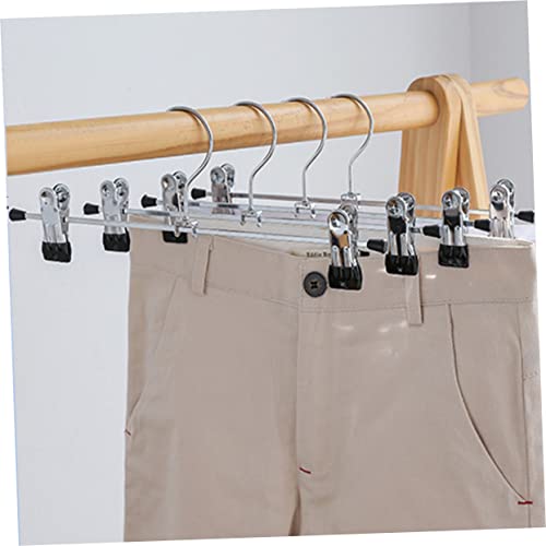 Holibanna 60pcs Socks Hanger Trouser Hangers Space Saving Hanger Nonslip Hangers Retractable Clothes Rack Multifunctional Pants Rack Clip Hanger Simple Hanger Clothes Hanger with Clips Jeans