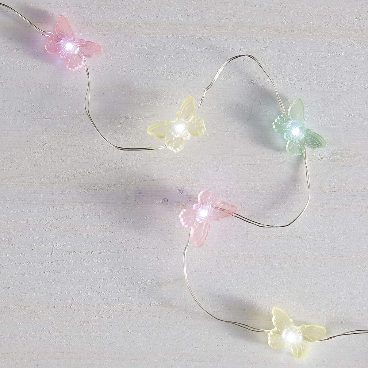 MIYA LIFE Butterfly String Lights LED Butterfly Lamp with Remote Butterfly Lights for Bedroom Elegant Butterfly Decor Hanging Lights for Bedroom