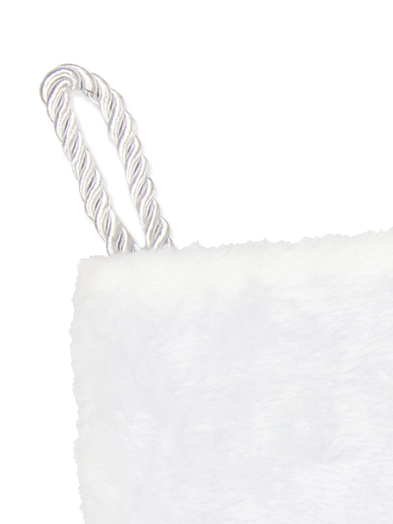 Peanuts Snoopy Kurt Adler Cuffed Satin Holiday Stocking (19", Blue/White)