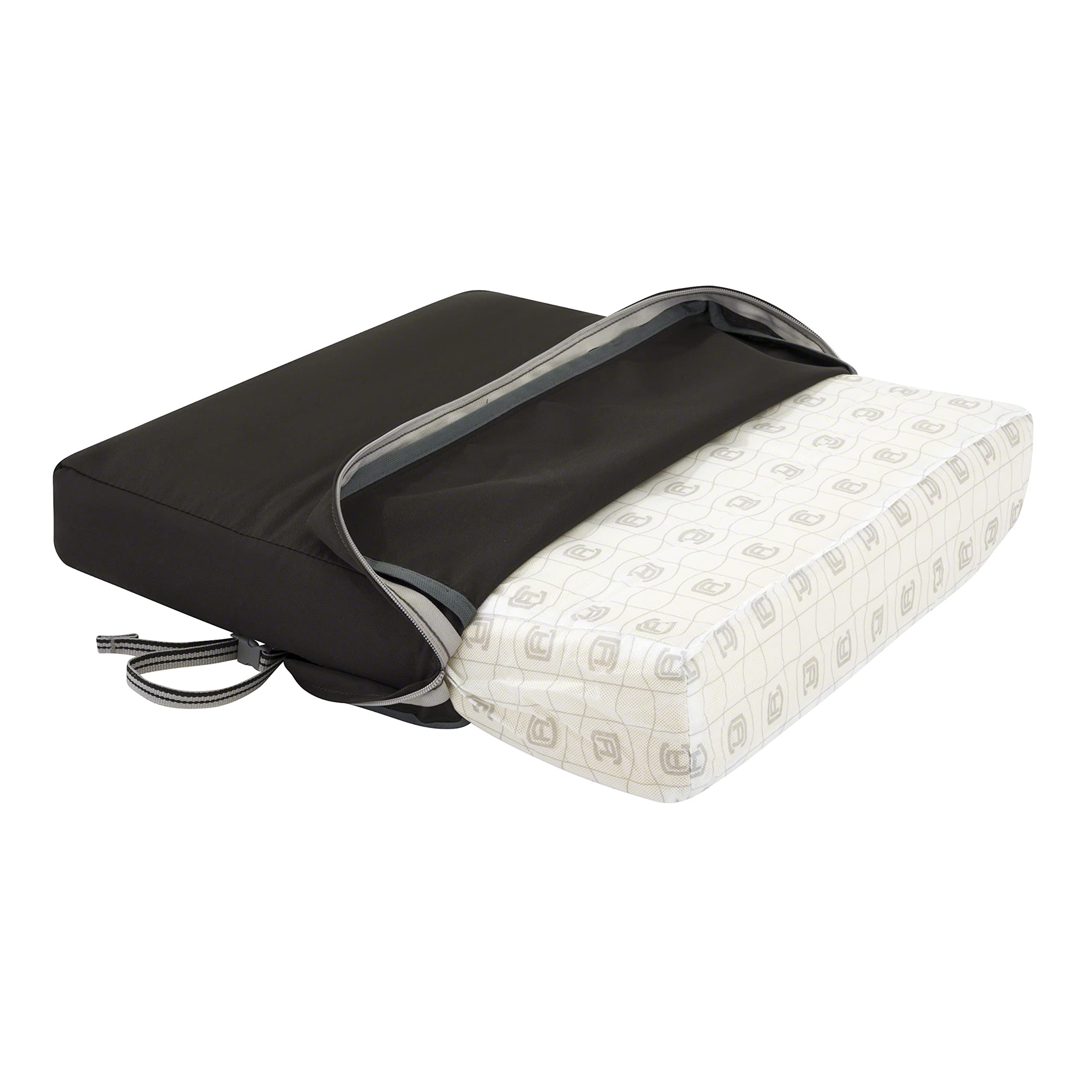 Classic Accessories Ravenna Water-Resistant 17 x 15 x 2 Inch Patio Seat Cushion, Espresso