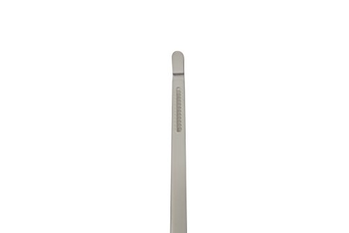 NAHANCO 30117RC Signature Wood Hangers, Low Gloss White with Inset Grippers, 16 3/4" (Pack of 100)