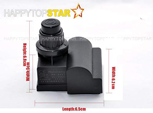 HAPPYTOPSTAR BBQ 03370 Spark Generator 7 Outlet AA Battery Push Button Ignitor Igniter for Amana, Uniflame, Surefire, Charmglow, Charbroil, Centro, Brinkmann, BBQ Pro, Bakers & Chefs Model Grills