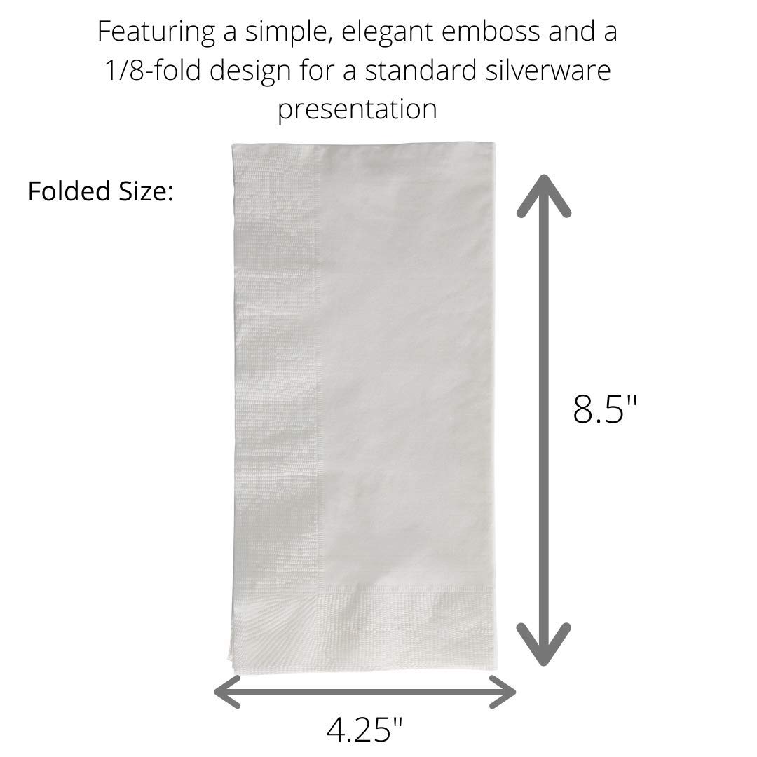 Dixie Ultra 1/8-Fold 3-Ply Paper Dinner Napkins (Previously Preference) by GP PRO (Georgia Pacific), White, 31739, 112 Napkins Per Pack, 18 Packs Per Case