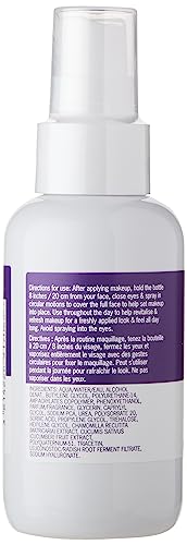 Rimmel London Stay Matte Fix & Go - 001 Transparent - 2-in-1 Primer & Setting Spray, Oil-Free, Locks Makeup into Place, Soothes Skin, 3.3 oz