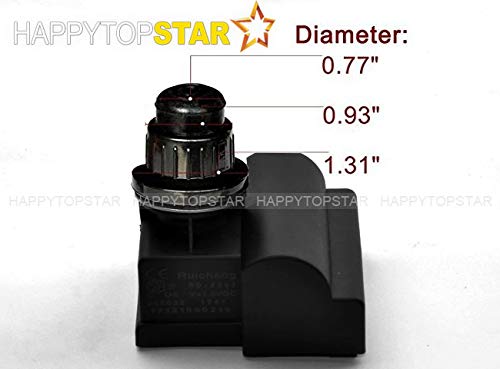 HAPPYTOPSTAR BBQ 03370 Spark Generator 7 Outlet AA Battery Push Button Ignitor Igniter for Amana, Uniflame, Surefire, Charmglow, Charbroil, Centro, Brinkmann, BBQ Pro, Bakers & Chefs Model Grills