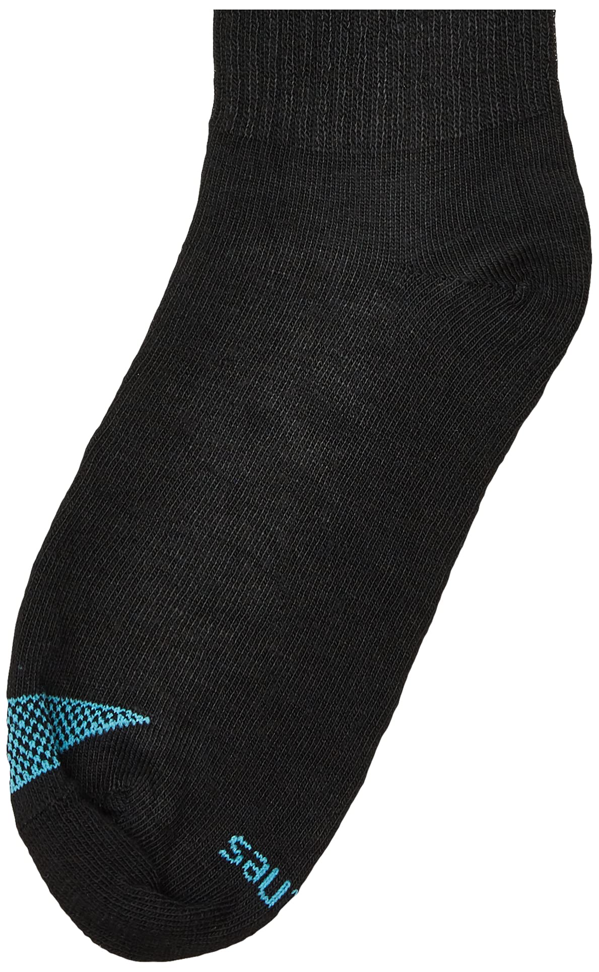 Hanes Women's Ultimate Lightweight Vent Crew Sock 6-Pack, Black, Shoe Size: 5-9