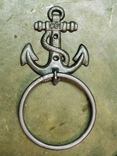 Nautical Anchor Bathroom Accessory Set by COI Cast Iron Decor