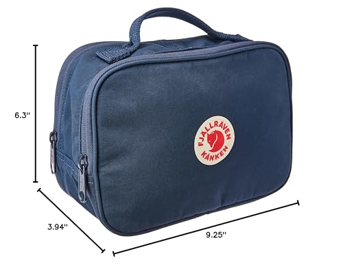Fjällräven Kånken Toiletry Bag – Cute Pouch for Women – G-1000® Eco-friendly Material – Webbing Handle Navy One Size One Size