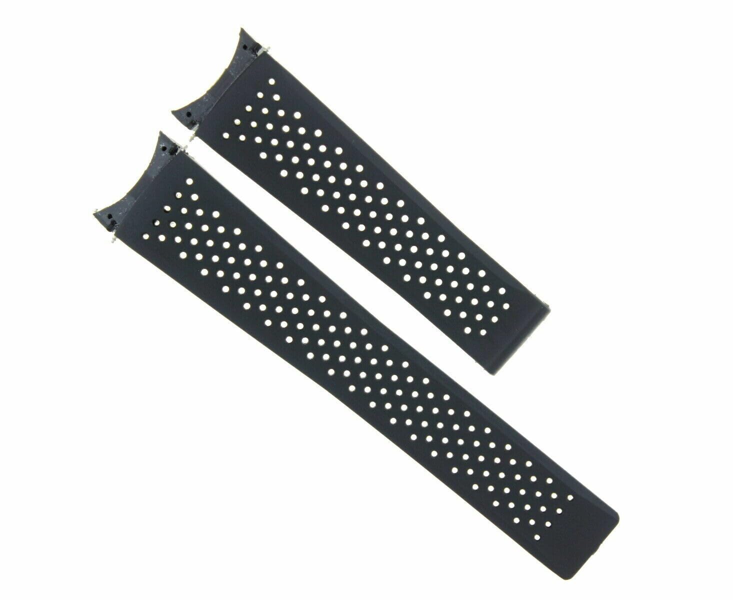 Ewatchparts 22mm Watch Band Strap Compatible With Grand Tag Heuer Carrera Calibre 17 17RS CAV511A.BA0902 Black