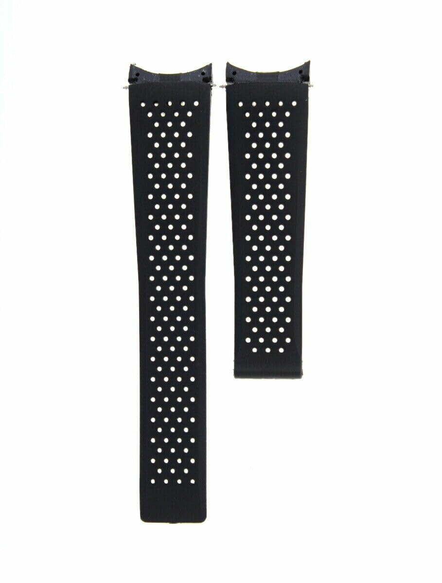 Ewatchparts 22mm Watch Band Strap Compatible With Grand Tag Heuer Carrera Calibre 17 17RS CAV511A.BA0902 Black
