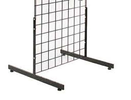 Only Garment Racks Black Wire Grid Wall Display Legs