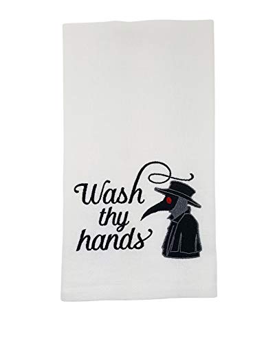 Plague Doctor Kitchen Towel Halloween Decor