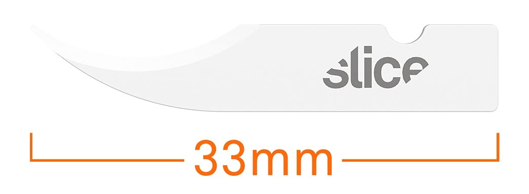 Slice Safety, Never Rusts Finger-Friendly Lasts up to 11x Longer Than Steel, Pointed Tip, Fits in Seam Rippers and Craft Handles, 4 Pack Blades