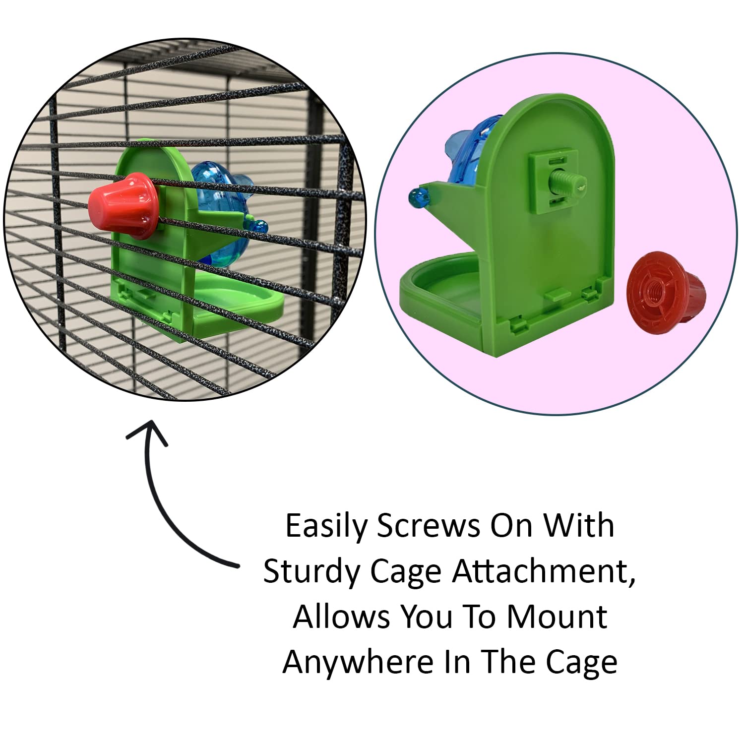 Cage Enhancement Set - Interactive Climbing Foraging Natural Branch Perch Cage Accessory Toy Bundle - for Sugar Gliders, Rats, Ferrets, Hamsters, Squirrels, Parrots, Birds, Marmosets, Degus, Monkeys