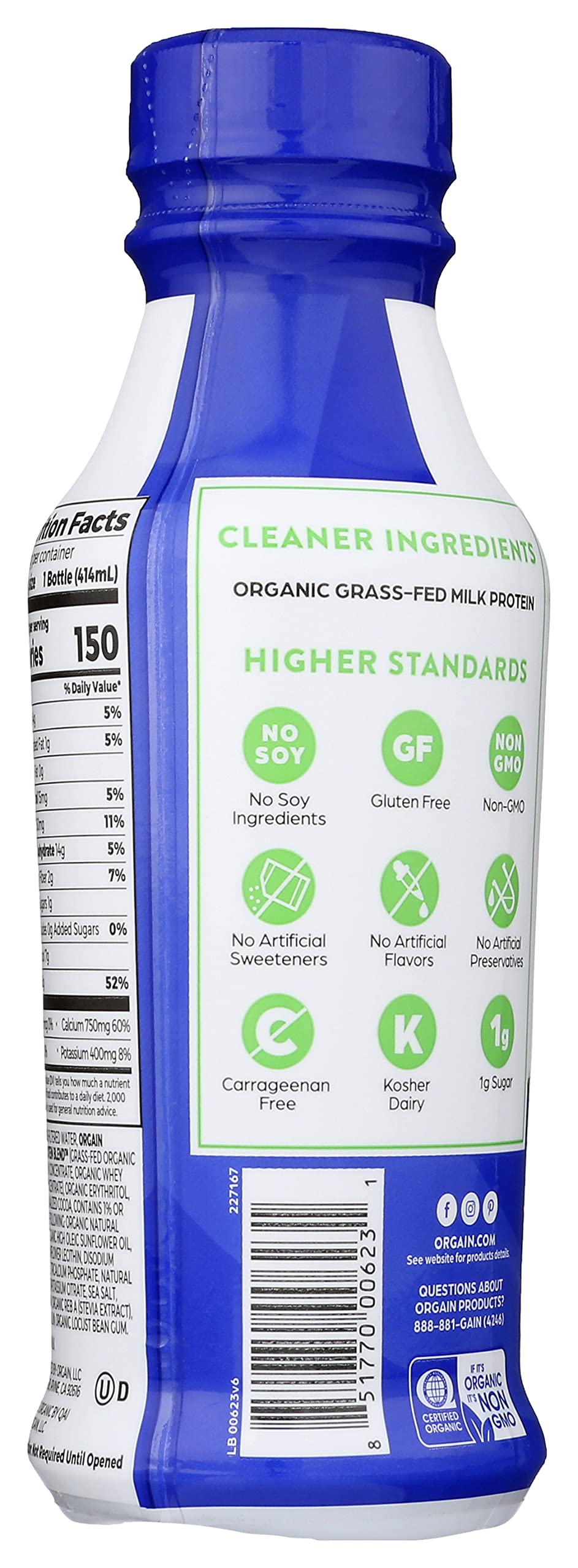 Orgain Organic Protein Shake, Creamy Chocolate Fudge
