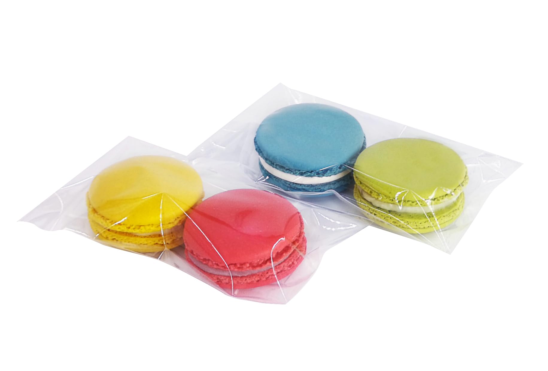 Wowfit 200 Count 3x5 Inch Clear Cellophane Plastic Bags, Resealable Self-Sealing Cello Bags Good for Cookies, Decorative Wrappers, Party Favors, Candy and More