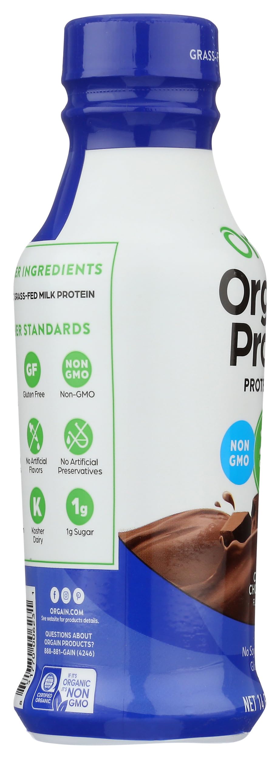 Orgain Organic Protein Shake, Creamy Chocolate Fudge