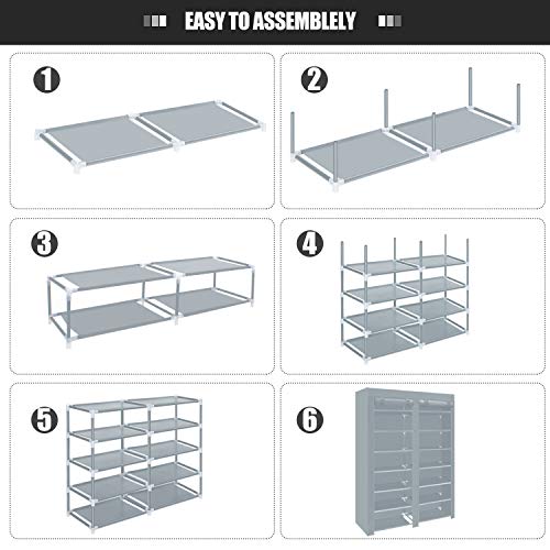 ERONE Shoe Rack Organizer 7 Tiers