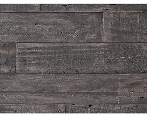 Signature Design by Ashley Sharzane Rustic Round End Table Made of Solid Pine Wood, Gray with Weathered Finish