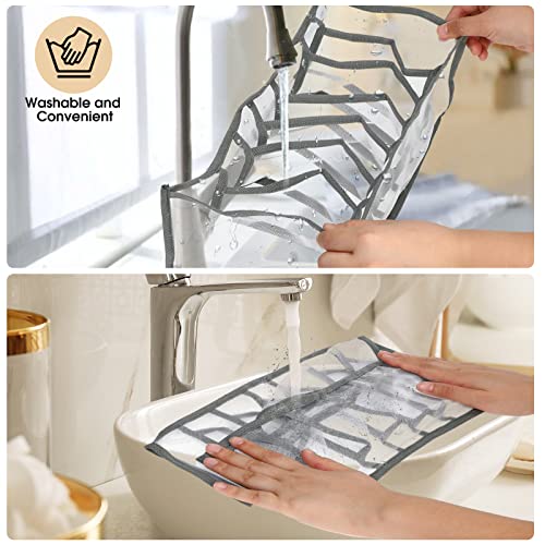 10 Pcs Extra Large Wardrobe Clothes Organizer with Handle, 7 Grid 15.7 x 11.1 x 8.7 Inch Foldable Mesh Clothes Storage Organizer for Closet, Clothes Storage Box for Jeans Pants T-shirts Leggings Bras