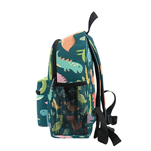 ALAZA Cute Kid's Back Pack Funny Dinosaur Todder Backpack lightweight Preschool Kindergarten Book Bag Practical and Durable Daycare Bag for Travel,Toys