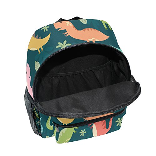 ALAZA Cute Kid's Back Pack Funny Dinosaur Todder Backpack lightweight Preschool Kindergarten Book Bag Practical and Durable Daycare Bag for Travel,Toys